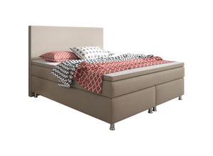 4260263717534 - Inter Handels Boxspringbett King Size 180 x 200 cm Muddy - versch Farben