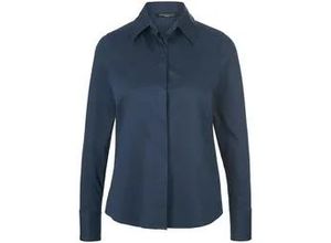 4065691549838 - Jersey-Bluse Fadenmeister Berlin blau 46