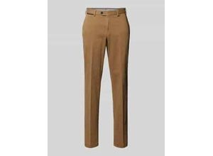 4043601188698 - Übergröße  Hiltl Chino im elastischen Baumwoll-Mix Peaker in Camel