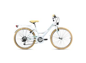 4250547528543 - KS Cycling Kinderfahrrad 24 Toscana weiß 6 Gänge