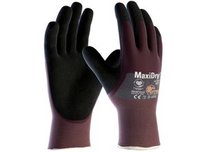 4792249050101 - FP - Handschuhe MaxiDry® 56-425 Größe 10 violett schwarz Nylon en 388 PSA-Kategorie ii