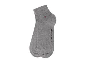 8713537989930 - Übergröße  Tommy Hilfiger Sportliche Sneakersocken im Doppelpack in Grau