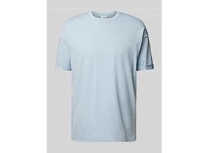 4064908533714 - T-Shirt mit geripptem Rundhalsausschnitt Modell THILO