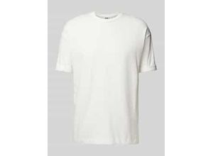 4064908533684 - T-Shirt mit geripptem Rundhalsausschnitt Modell THILO