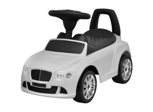 8718475887522 - Bentley Kinderauto mit Fußantrieb Weiß