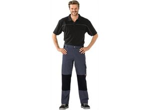 4030913039671 - Planam - Bundhose Canvas 320 Größe 60 grau   schwarz - 2123060