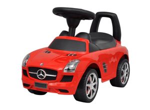 8718475887492 - Mercedes Benz Kinderauto Fußantrieb Rot