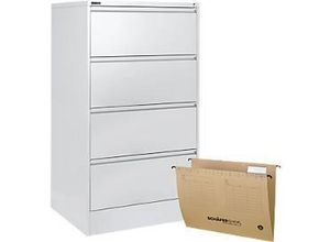 4250510870785 - SchÃ¤fer Shop Select HÃ¤ngeregistraturschrank zweibahnig + 50 HÃ¤ngeregistraturmappen Gratis