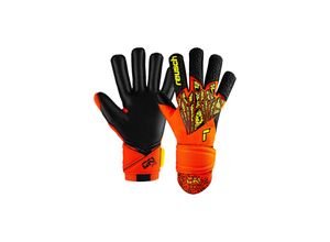 4060485468296 - Torwarthandschuhe REUSCH GK1 Pro Damen Gr 10 orange (orange gelb) 75% Elastodien 20% Polyester 5% Polyamid Sportlich Handschuhe mit hervorragendem Grip