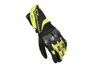 8718913129962 - Motorradhandschuhe Protego Schwarz-Fluo Gelb