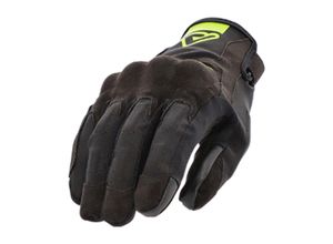 8052796700185 - Motorradhandschuhe Scrambler Schwarz-Gelb XL