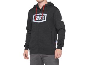 0196261009378 - Hoodie Syndicate Zip Heather-Weiß L