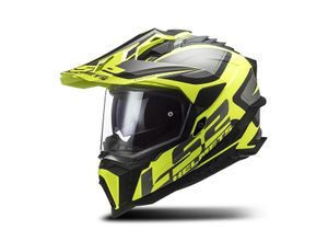 6923221119143 - Adventurehelm MX701 EXPLORER Alter Mattschwarz H-V-Gelb