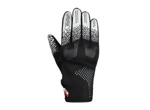 3661615584896 - Motorradhandschuhe IXFLOW KNIT Schwarz-Weiß