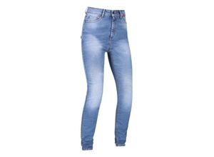 5415033284825 - Motorradjeans Second Skin Washed Blau Damen Kurz 22