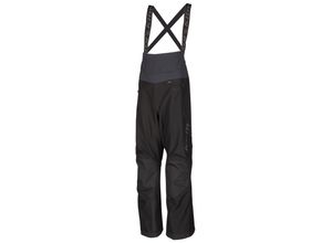 0687408036284 - Alpine Damen Snowmobil Latzhose - Schwarz - M - female