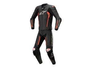 8059175889448 - Alpinestars Lederanzug Alpinestars Missile V2 Schwarz-Rot Fluo 2-teilig