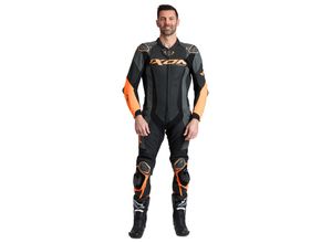 3661615673248 - Lederkombi Vortex 3 Schwarz-Anthrazit-Orange