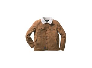 8720604352191 - Jacke Sherpa Gefüttert Canvas Hellbraun