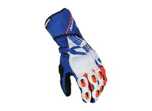 8718913114012 - Motorradhandschuhe Power Track Blau-Weiß