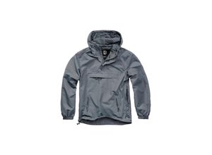 4051773110188 - Summer Windbreaker Hoodie Schwarz Grau S