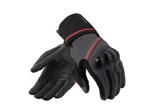 8700001361286 - Revit Summit 4 H2O wasserdichte Motorradhandschuhe - Schwarz Grau - XL - unisex