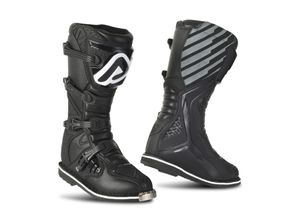 8052796703940 - E-Team Motocross Stiefel - Schwarz - 42 - unisex