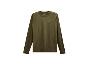 8059347122205 - Alpinestars T-Shirt Alpinestars Pursue Performance LS Military Grün XL