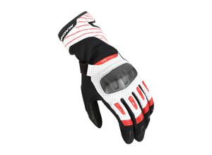 8718913099081 - Motorradhandschuhe Tempo Weiß-Rot