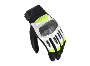 8718913098084 - Motorradhandschuhe Rime Weiß-Gelb