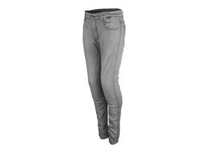 7630180101520 - GMS Rattle Slim Damen Motorradjeans - Grau - 32 - female