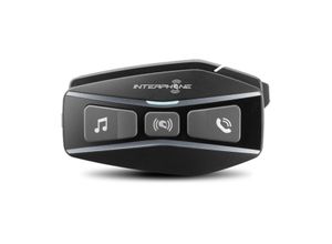 8018080400940 - Interphone U-com 16 Bluetooth Kommunikationssystem Einzelset - Schwarz - Einheitsgröße - unisex