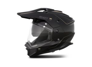 3701030151027 - Shot Race Gear Adventurehelm Shot Trek Rally Rally Schwarz-Sand Glänzend