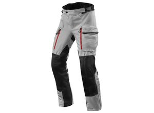 8700001316484 - Revit Sand 4 H2O Motorrad Textilhose - Schwarz Silber - S - unisex