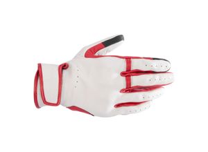 8059347355078 - Motorradhandschuhe Alpinestars Dyno Leather Ecru-Rubinrot