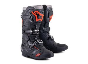 8059347050508 - Alpinestars Crossstiefel Alpinestars TECH 10 Schwarz-Rot Fluo 42