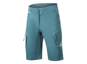 8033637957180 - Alpinestars Stella Alps 80 Damen Fahrradshorts - Türkis - 32 - female