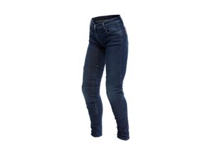 8051019427502 - Denim Brushed Skinny Damen Motorradjeans - Blau - 26 - female