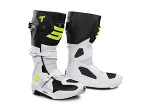 3701030117238 - Shot Race Gear Crossstiefel Shot Race 6 Schwarz-Weiß-Gelb 42