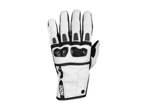 7630472611232 - Sport Talura 30 perforierte Motorradhandschuhe - Schwarz Weiss - S - unisex