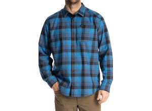 0840273783794 - Flanellhemd Cottonwood Midweight Blue Fusion-Black