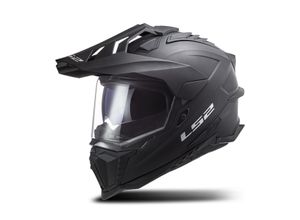 6923221118917 - Adventurehelm MX701 EXPLORER Solid Matt-Schwarz