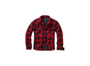 4051773083703 - Lumberjacket Übergangsjacke schwarz rot in L