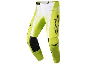 8059347076584 - Alpinestars Crosshose Alpinestars TECHSTAR PUSH Gelb Fluo-Weiß 38