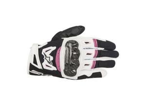 8021506612193 - Alpinestars Stella SMX-2 Air Carbon V2 Damen Handschuhe - Schwarz Weiss Lila - M - female