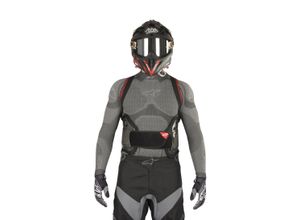 8021506941958 - Alpinestars Rückenprotektor Alpinestars Nucleon KR-3 Smoke-Schwarz-Rot S