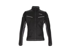 8052796702141 - Track Softshell Motorradjacke - Schwarz Grau - L - unisex