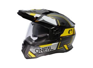 4046068638607 - ONeal Adventurehelm ONeal D-SRS Square Schwarz-Grau-Neongelb