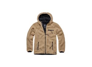 4051773128848 - Teddyfleece Worker Jacke - Beige - 2XL - unisex