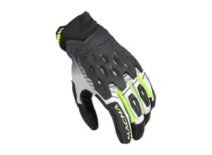 8718913126602 - Motorradhandschuhe Tanami Schwarz Grau-Fluo Gelb